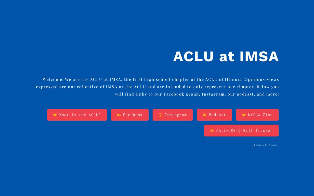ACLU at IMSA